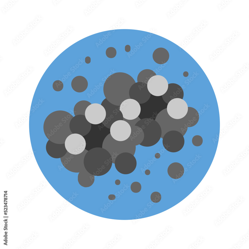 Allergy symptom cartoon vector illustration. Educational banner with ...