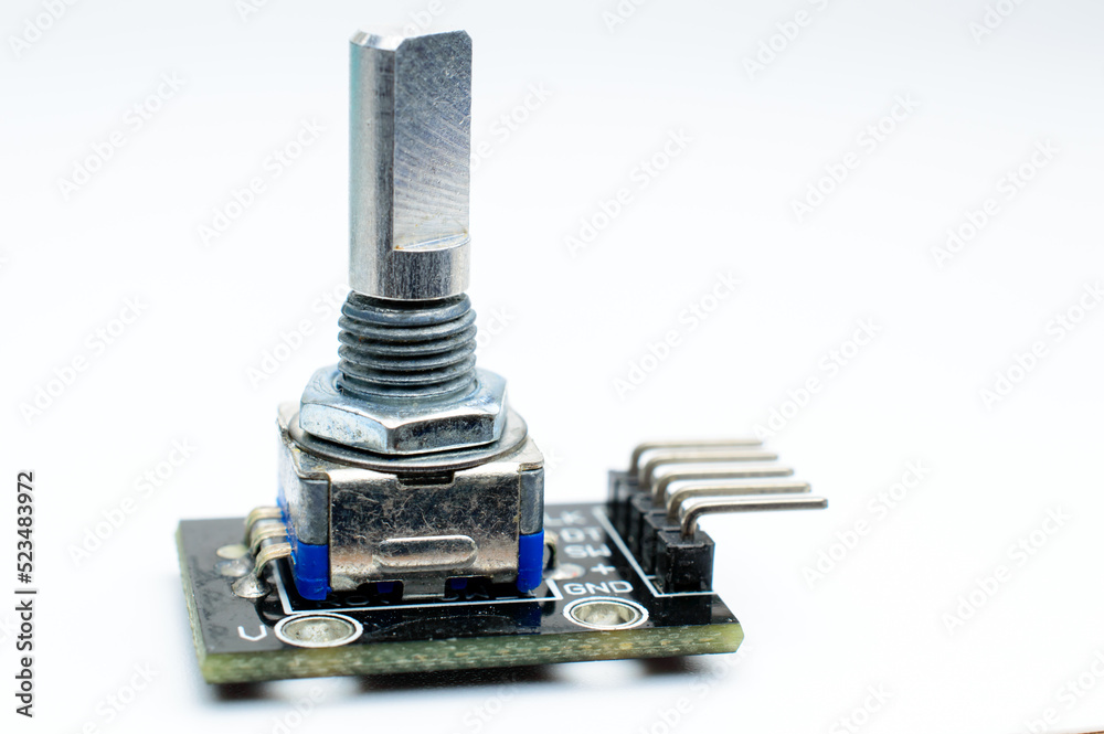 Rotary Encoder Module for Arduino Projects. KY040 module, encoder ...