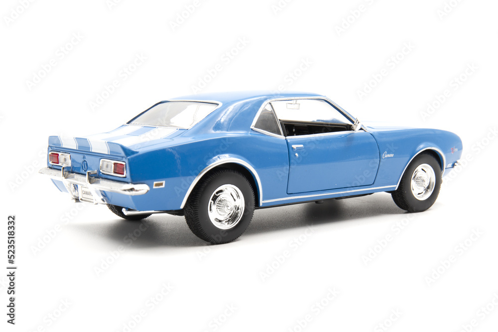 1968 chevrolet camaro z28 - 1-24 Scale Diecast Model Toy Car - back ...