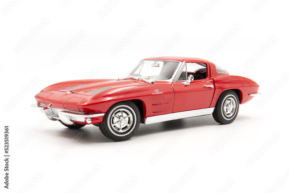 Chevrolet Corvette C2 1963 - 1-24 Scale Diecast Model Toy Car - on ...