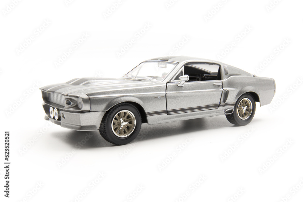 Ford Mustang Eleanor 1969 - 1-24 Scale Diecast Model Toy Car - on white ...