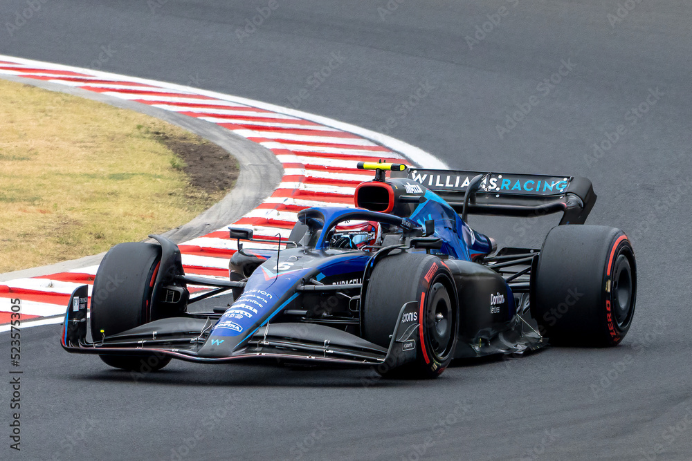 2022 Formula 1 Car at the Hungarian Grand Prix Race - Williams ...