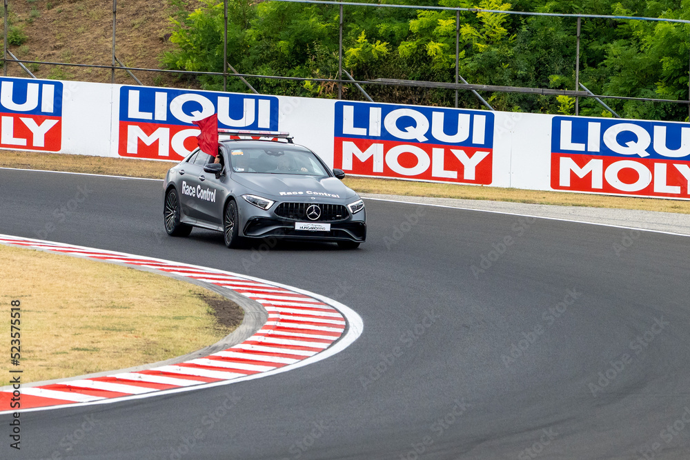2022 Formula 1 Car at the Hungarian Grand Prix Race - FIA Race Control ...