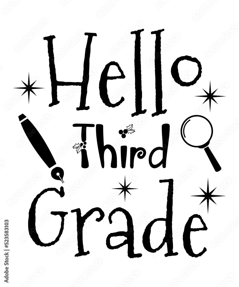 Hello School SVG Bundle, Back to School SVG, Teacher svg, School ...