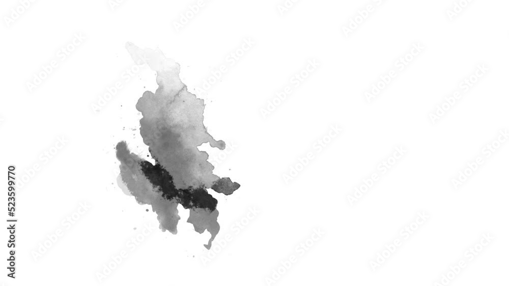 ink sketch splatter compositing. Abstract ink splatter transition. ink ...