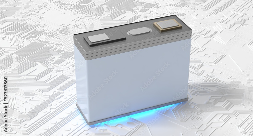 Solid State Battery EV Electric Vehicle Energy Technology Stock ...