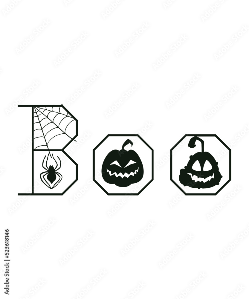 Halloween Svg Boo Svg Happy Halloween Svg Halloween Svg Free Witch Svg Spooky Svg Jack O