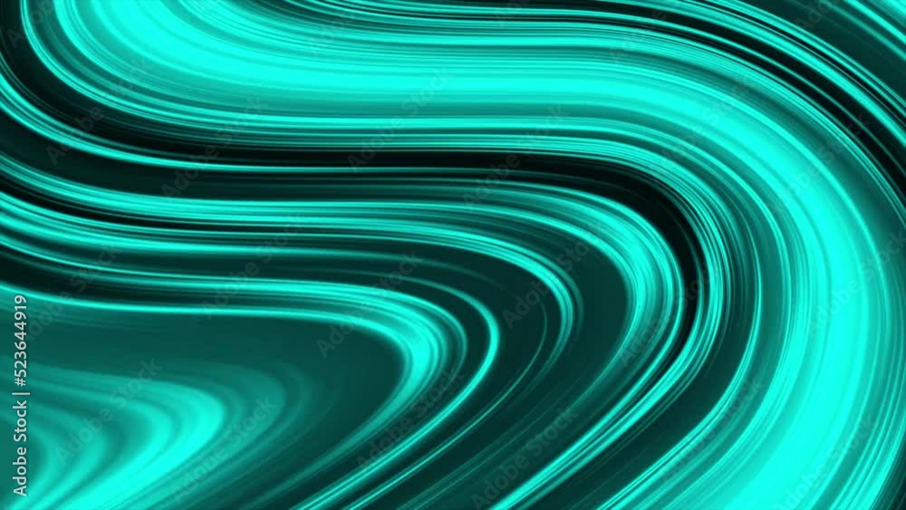 Animated light blue color wiggling abstract and wavy pattern background ...