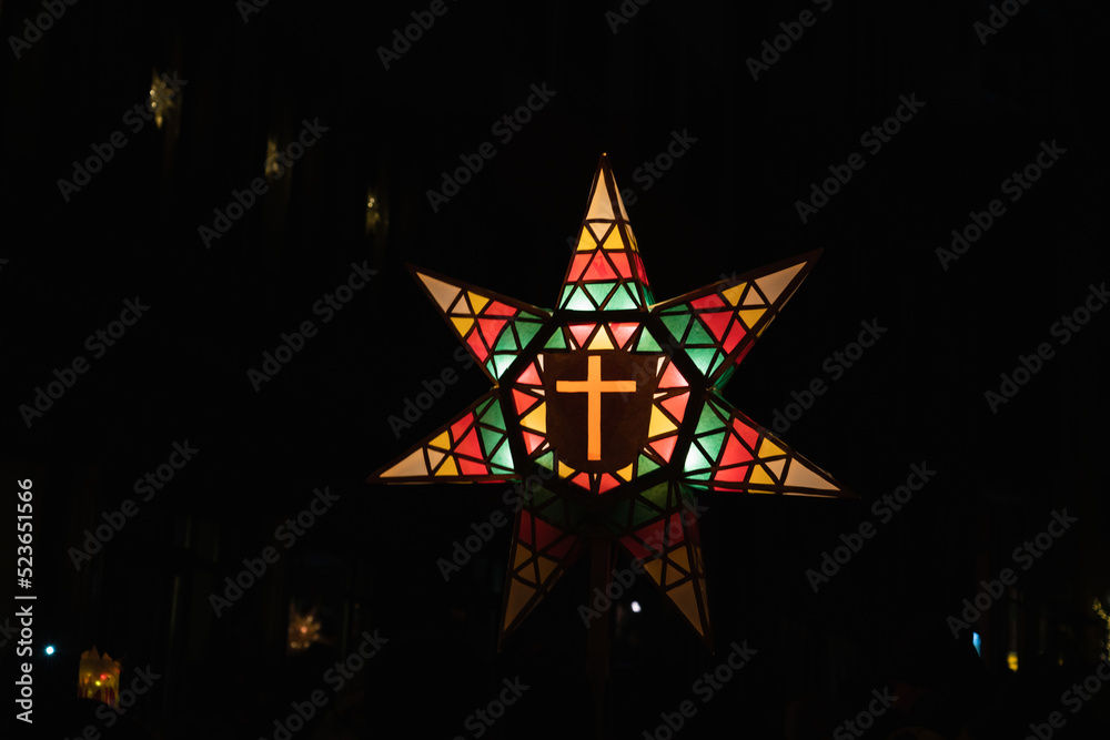 Nuremberg, Bavaria / Germany - December 13 2018: Traditional Lantern ...