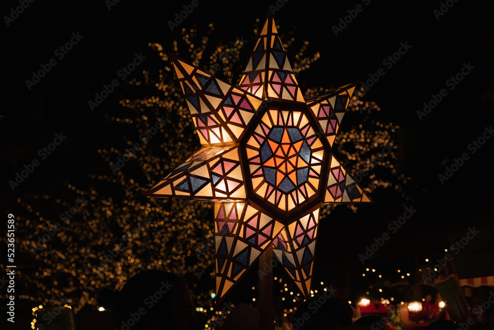 Nuremberg, Bavaria / Germany - December 13 2018: Traditional Lantern ...