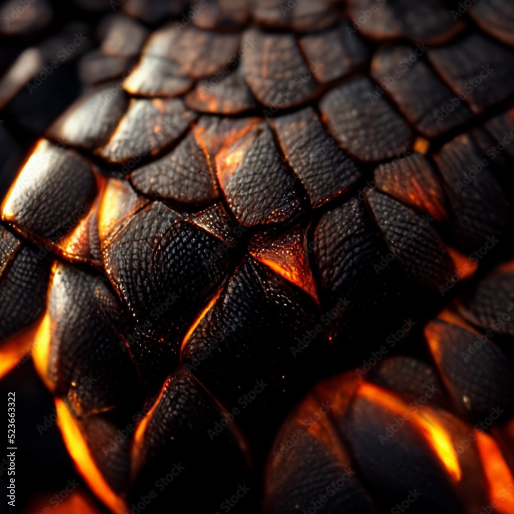 flaming dragon scales textures Stock Photo | Adobe Stock