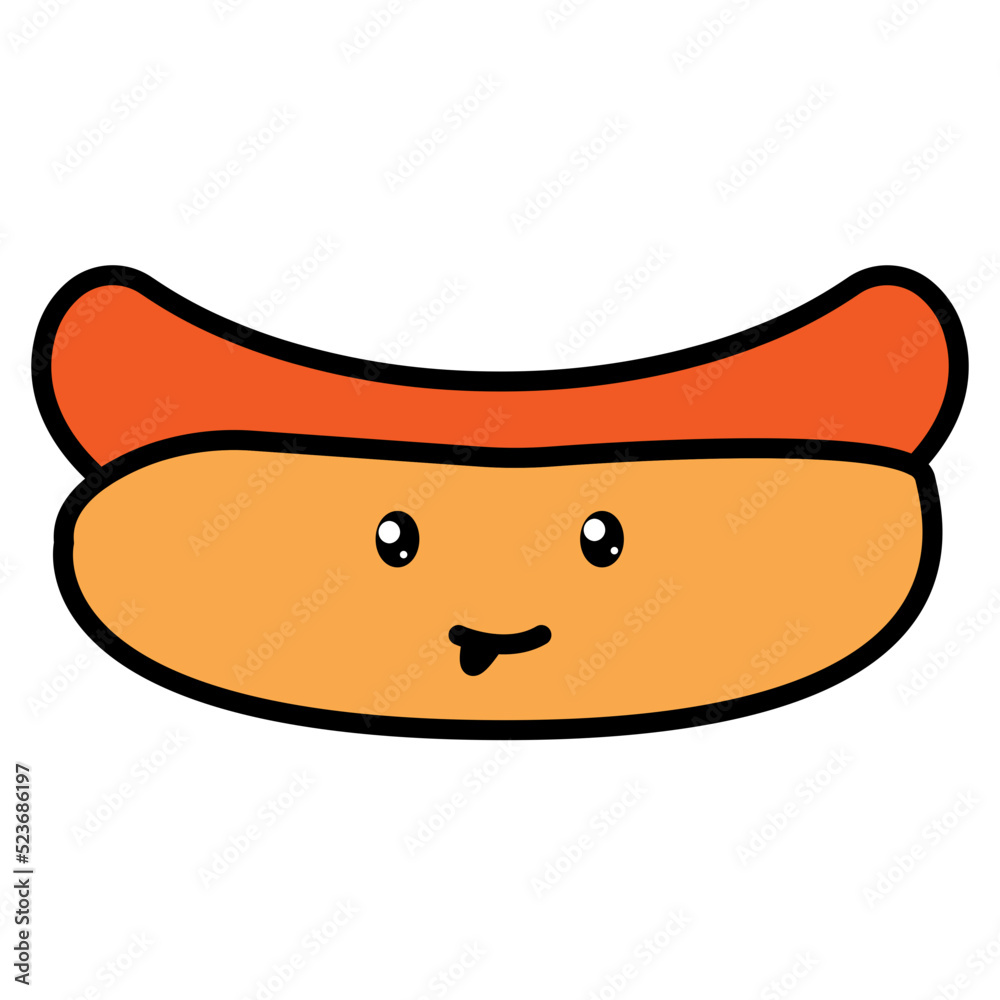 emojis fast food icons Stock Vector | Adobe Stock