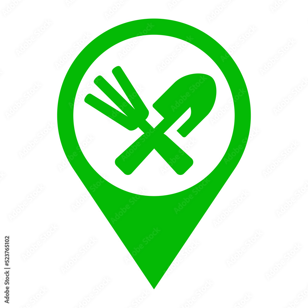 Icono herramientas de jardín. Conjunto de herramientas agrícolas para ...