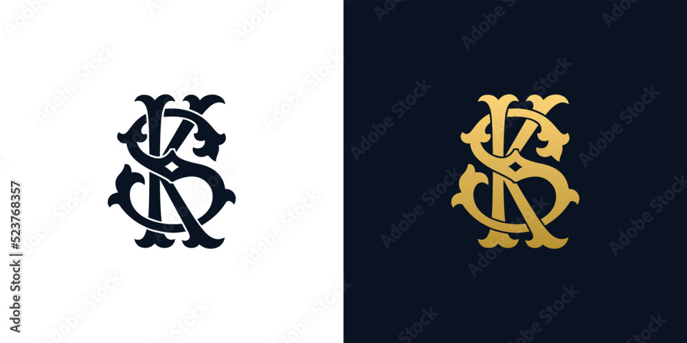 Interlocking Letter Tattoos