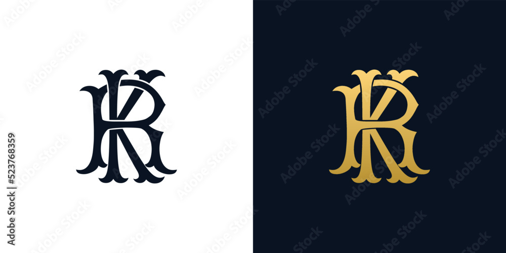 Interlocking Letter Tattoos