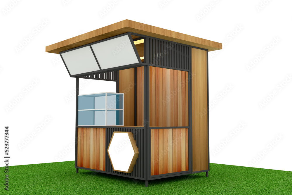 Modern Kiosk Design Outdoor