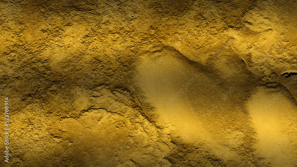 golden stone concrete texture. digital painting of gold texture ...