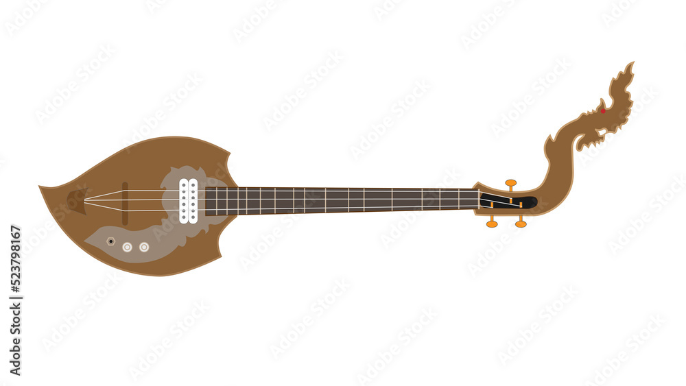 thai isan phin mandarin or pin instrument is the instrument of Isan in ...