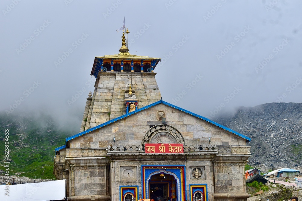 kedarnath temple Stock Photo | Adobe Stock