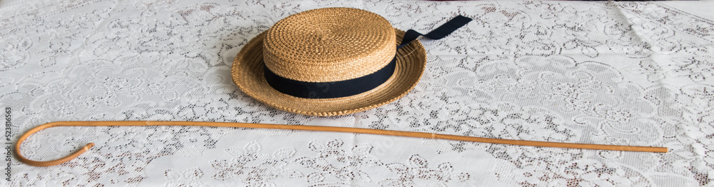 Vintage school cane, once used for corporal punishemnt of school ...