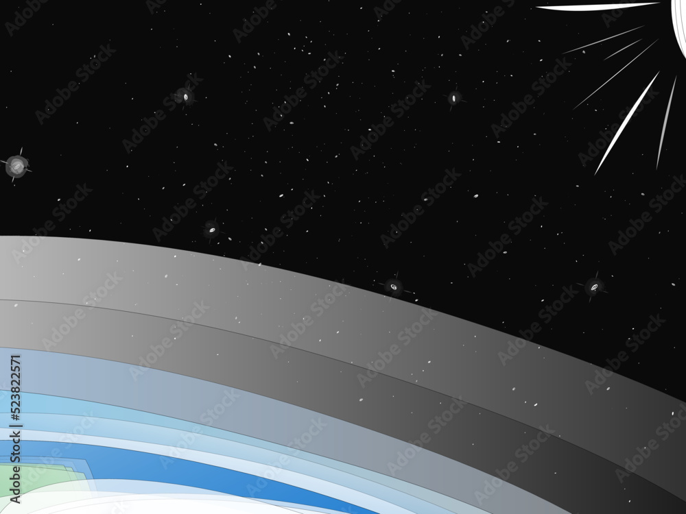 Nature layers Graphic for inspiration, for creative idea, for vector ...