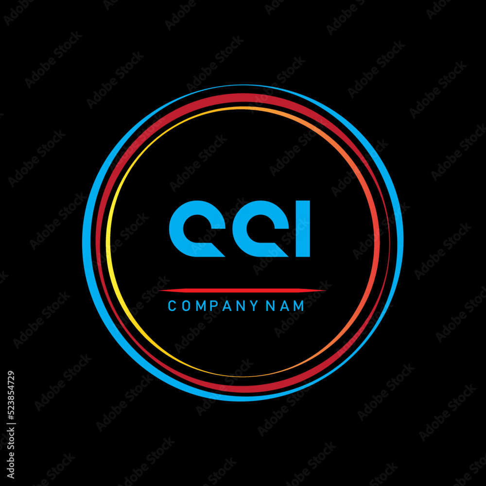 CCI letter logo,CCI letter design,letter CCI logo design,letter CCI logo design illustrator and ...