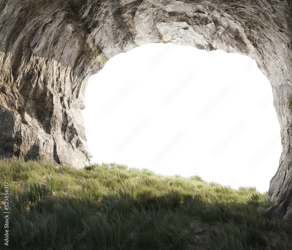 Caves on transparent background Stock Illustration | Adobe Stock