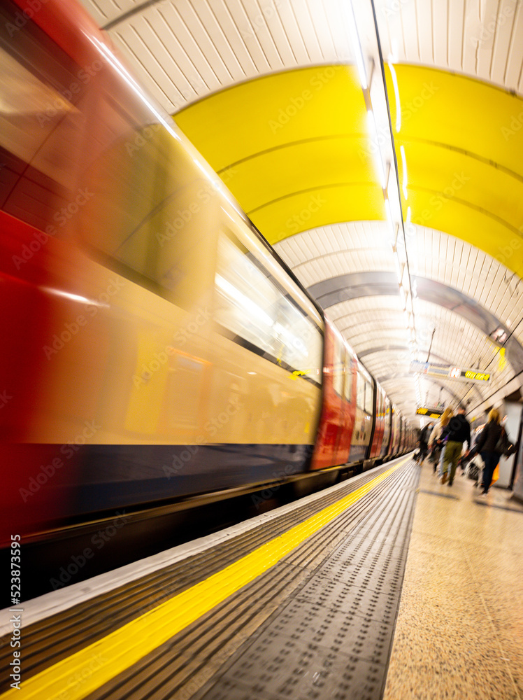 London Underground Trains Stock Photo | Adobe Stock