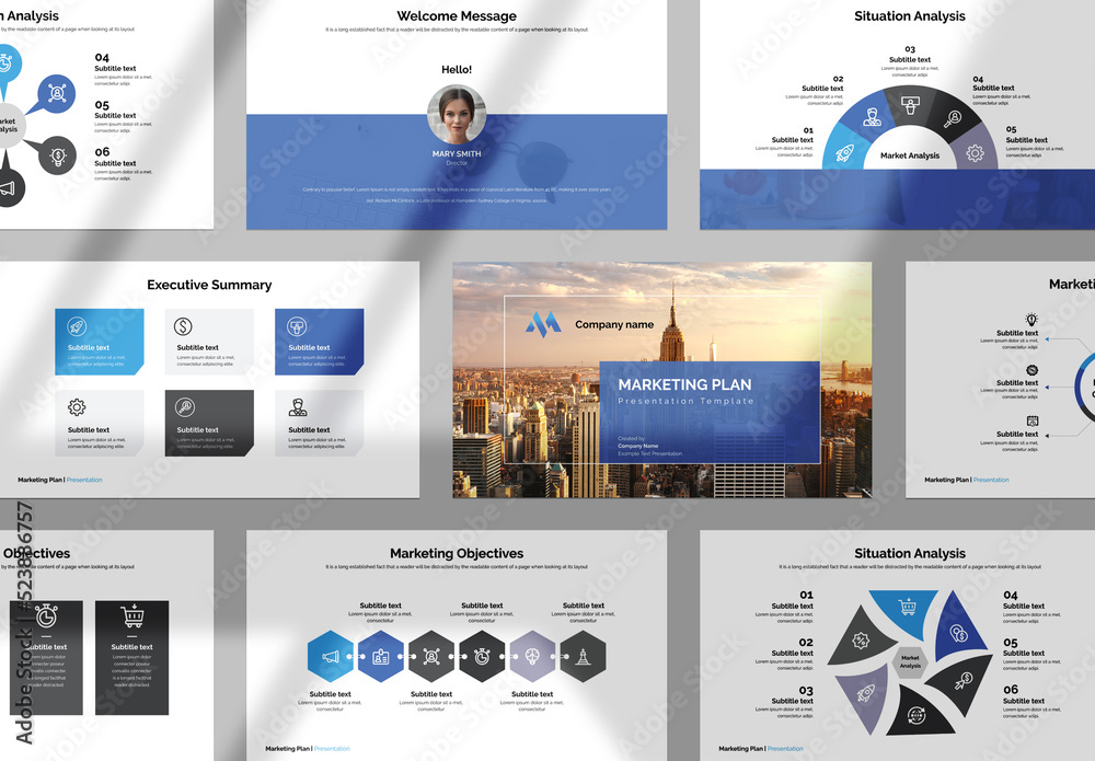 Presentation Layout Stock Template | Adobe Stock