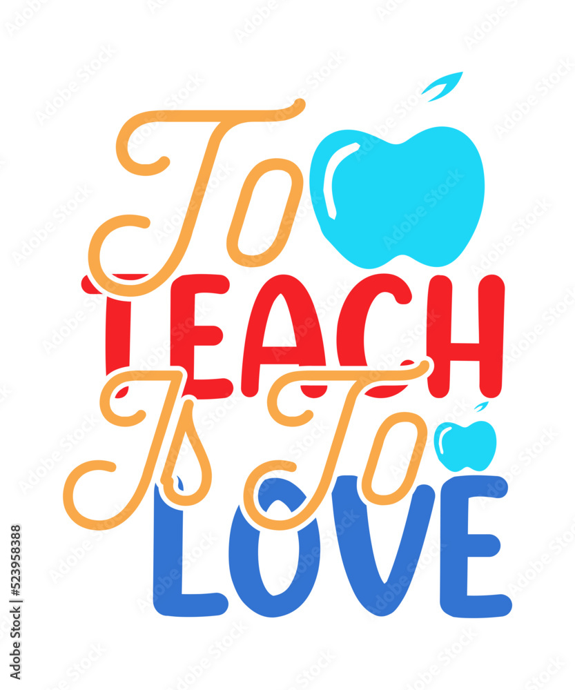Teacher Svg Bundle, Teacher Quote Svg, School Svg, Teacher Life Svg ...