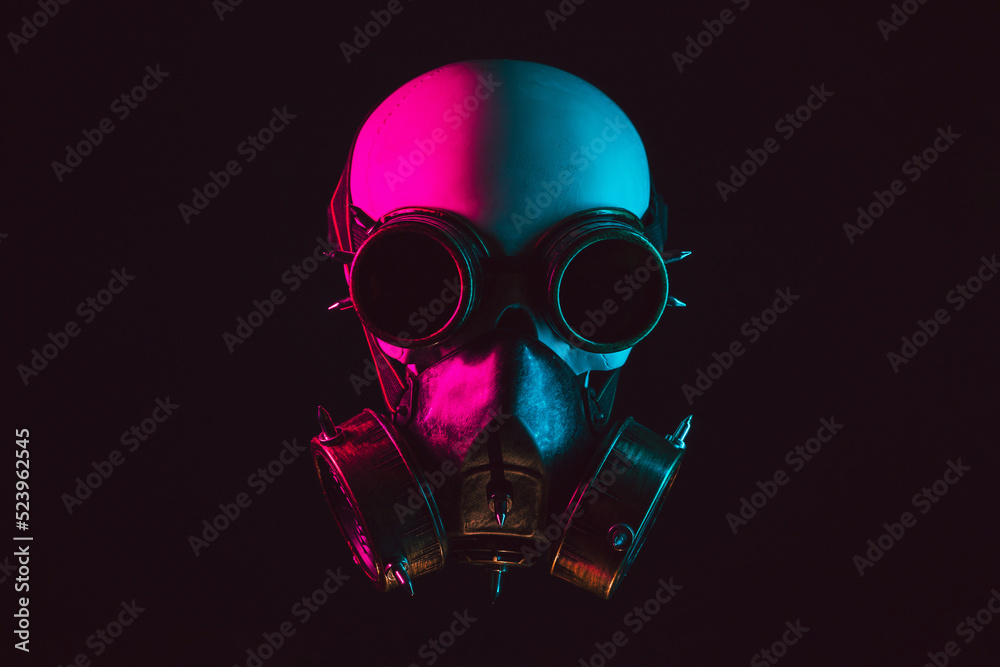 Cool Skull With Gas Mask Wallpapers