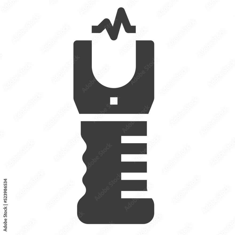 Taser Icon Stock Vector | Adobe Stock
