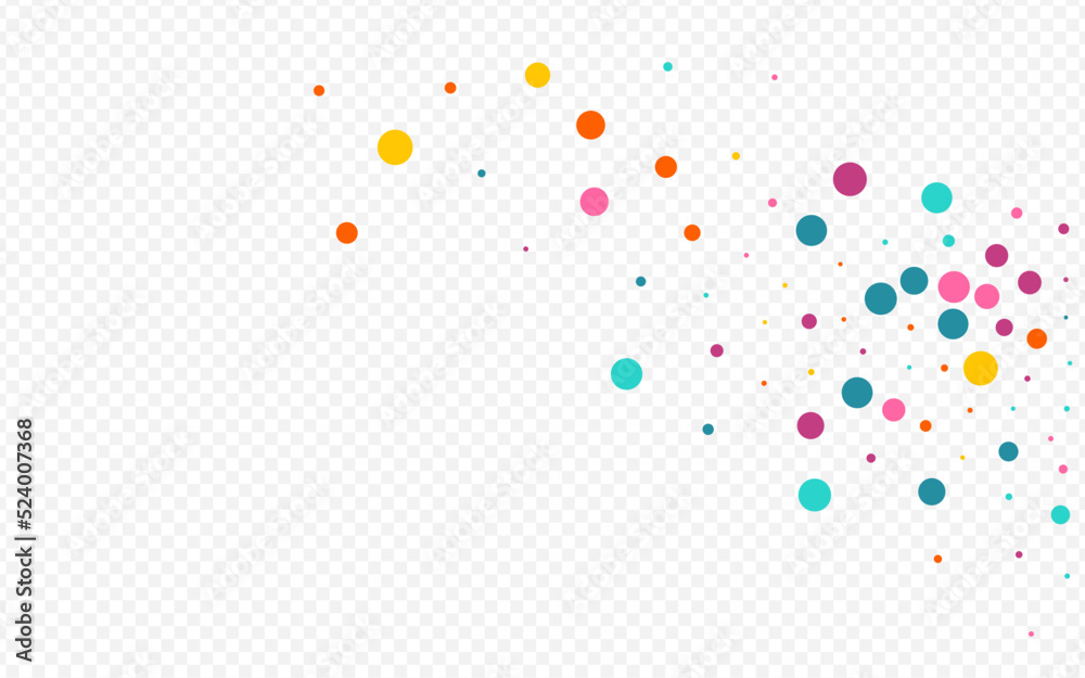 Bright Round Fun Vector Transparent Background. Stock Vector | Adobe Stock