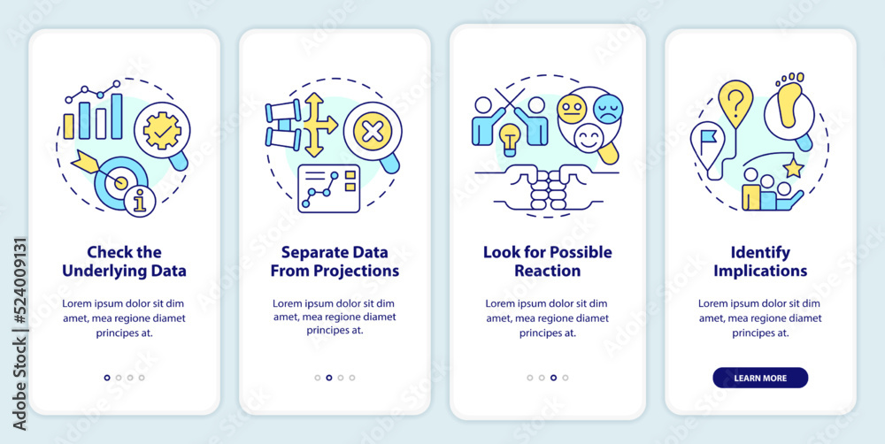 Trend Evaluation Onboarding Mobile App Screen Management Walkthrough 4
