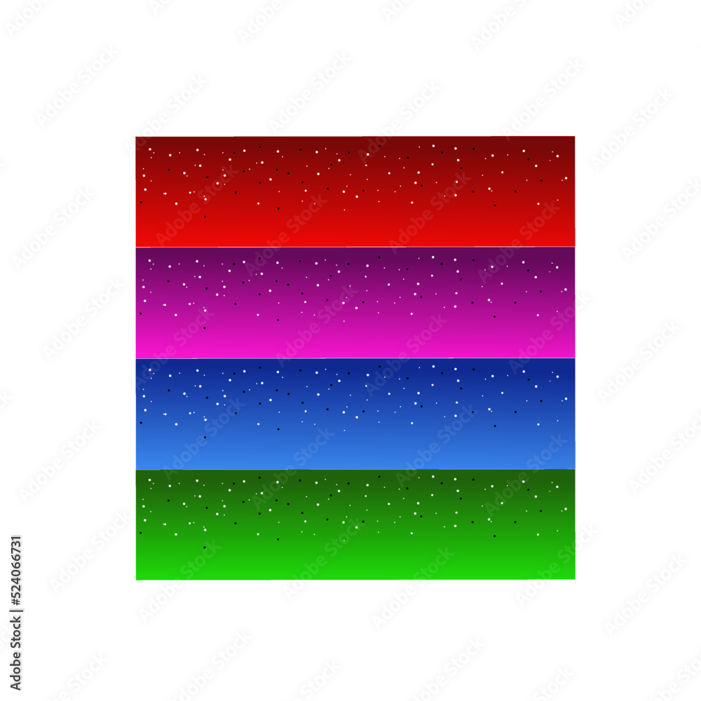 Multicolor vector set gradient background white dost, Elegant bright ...