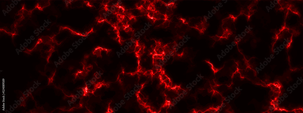 Abstract background with fire and realistic dark red fire particle burn ...