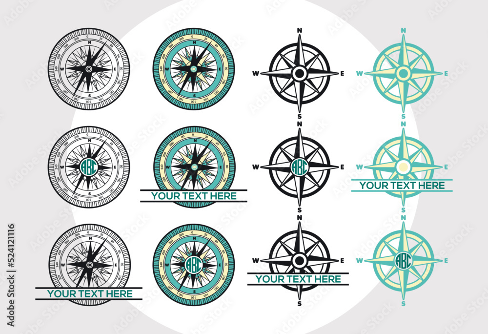 Compass SVG Cut File, Nautical Compass Svg, Mountain Compass Svg ... Compass SVG Cut File, Nautical Compass Svg, Mountain Compass Svg ...
