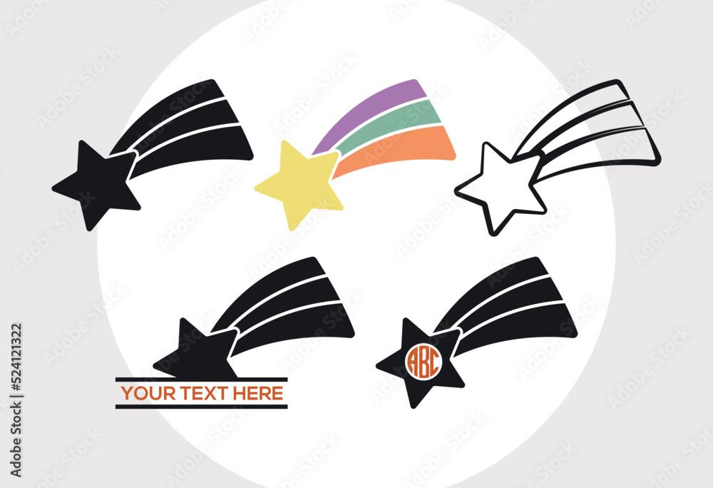 Vektorová grafika „Mabel's Star Svg, Star Svg, Mabel's Svg, Mabel's ...