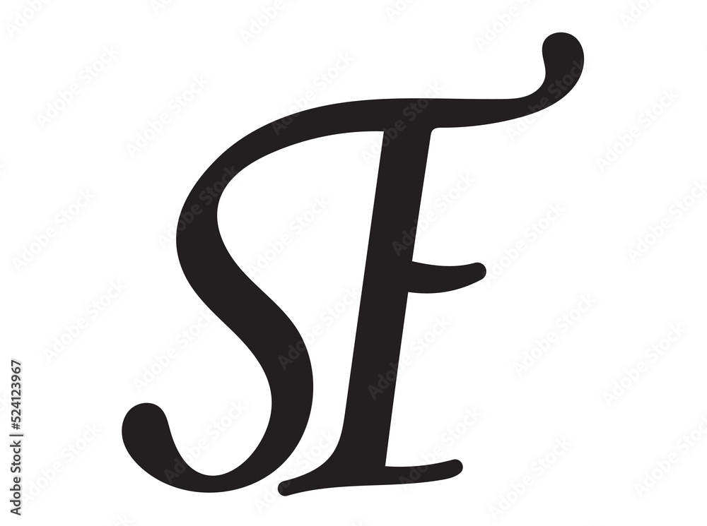 STE LOGO FOR UNIQUE BUSINESS Stock Vector | Adobe Stock