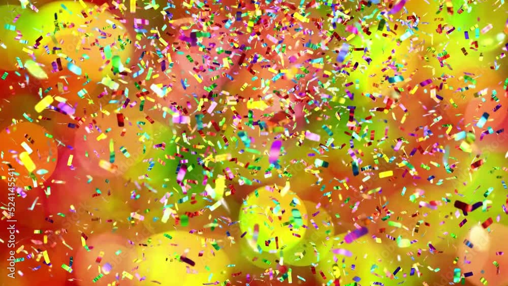 Beautiful looping 3D animation of the fast moving and blinking shining ...