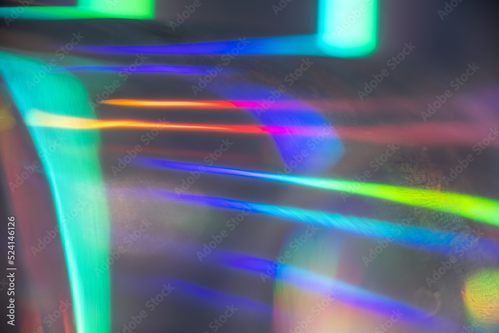 Prismatic Chromatic Holographic Aesthetic Neon Lights blur texture ...