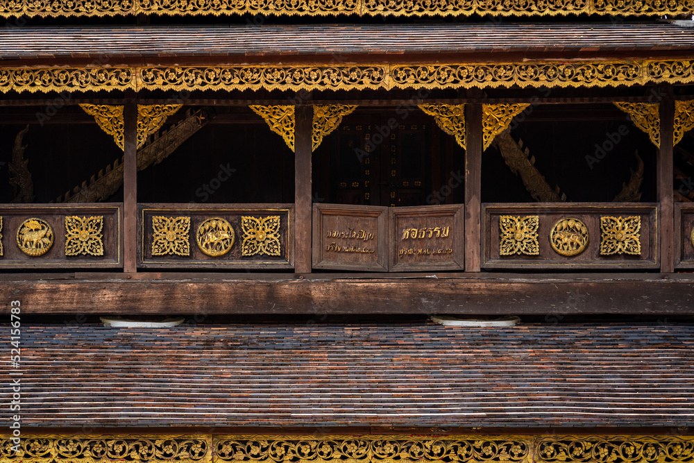 Beautiful Baan Tawai Temple is a famous place and travel destination ...