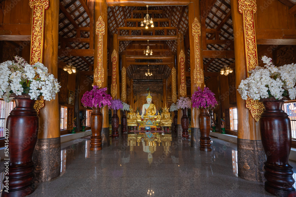 Beautiful Wat Ban Den Temple is a famous place and travel destination ...