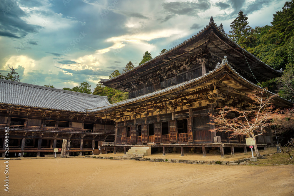 Old wooden buildings. Scenes from The Last Samurai were filmed here ...