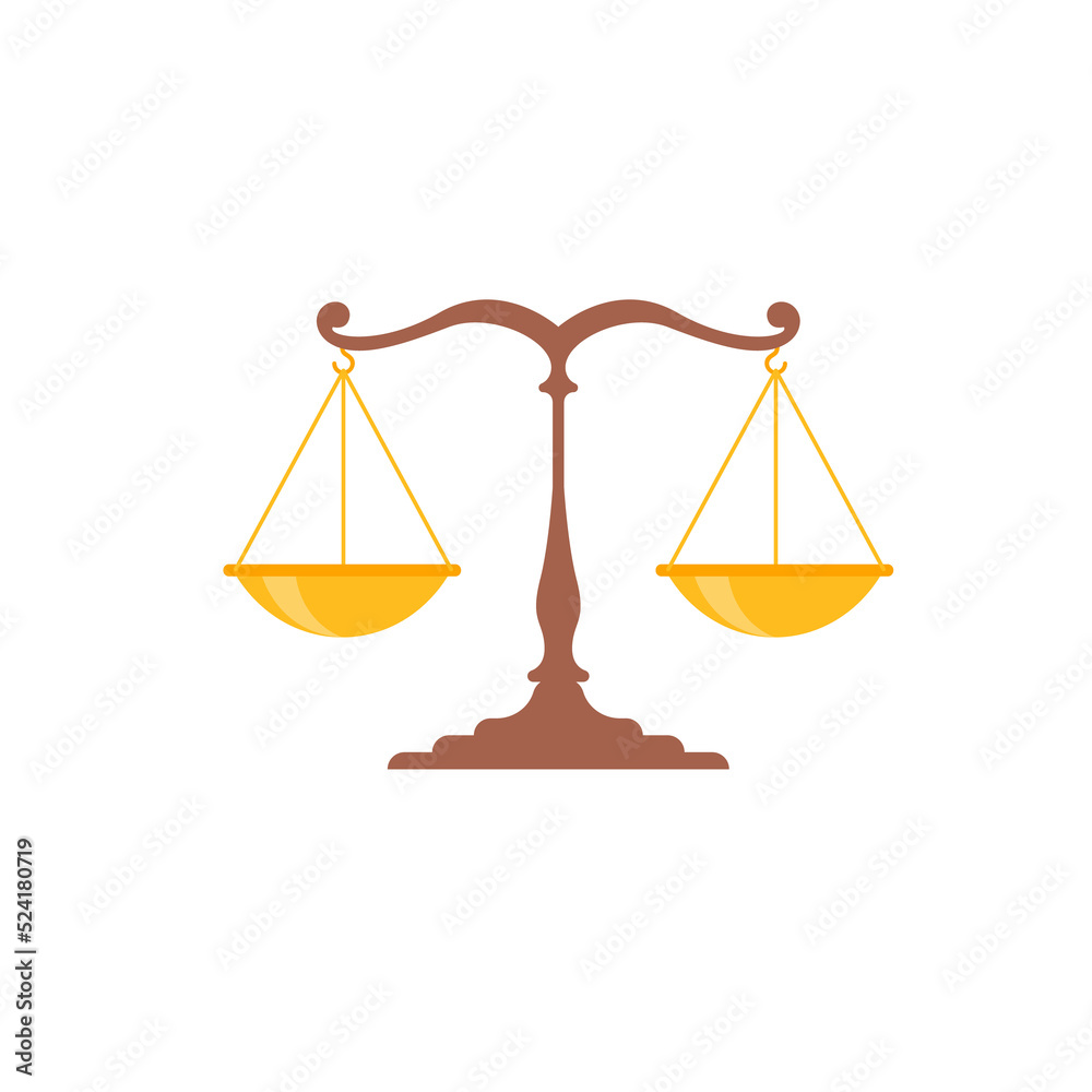 judge scales The symbol of justice in the judgment of the judges in the ...