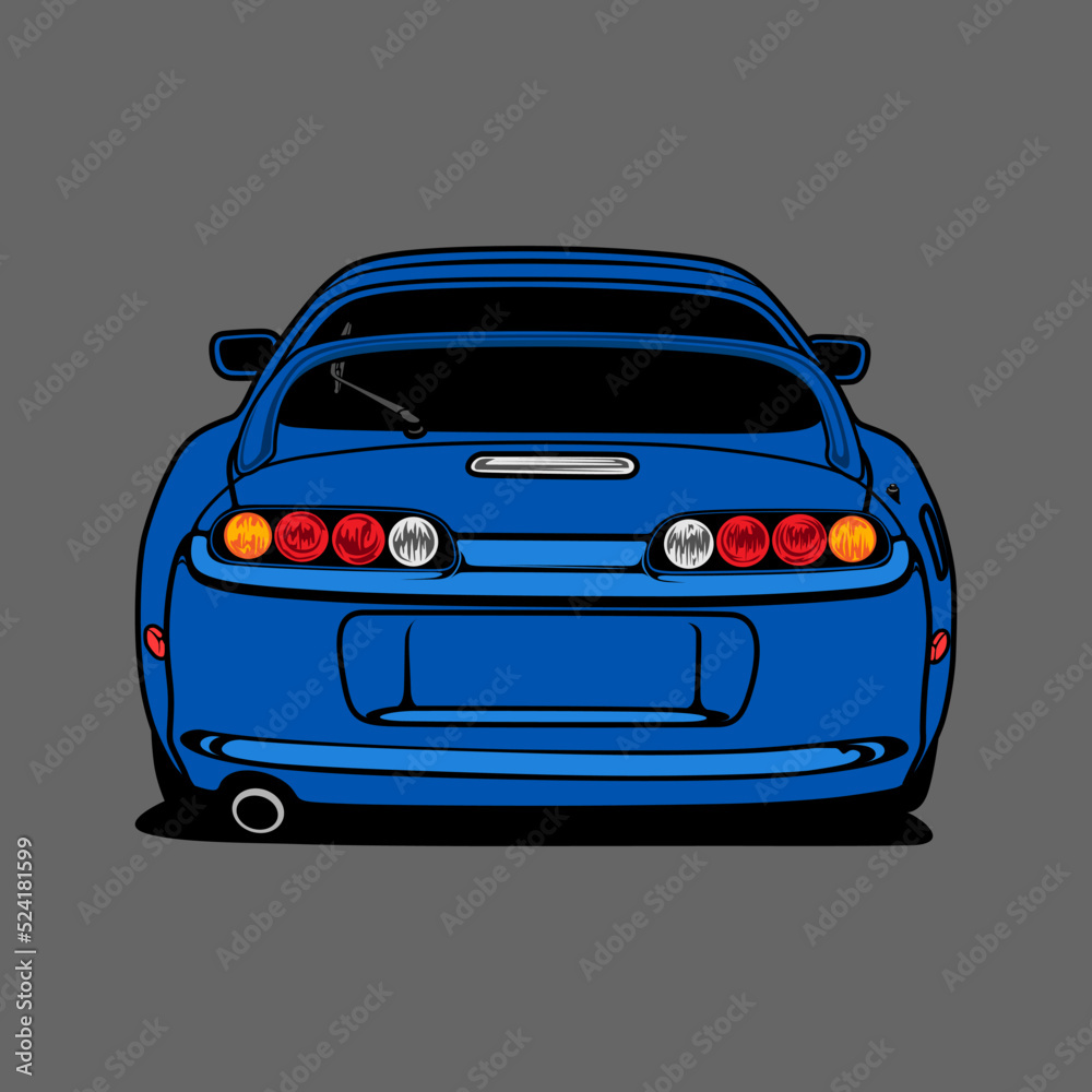 Cartoon car vector illustration for conceptual design. Good for poster ...