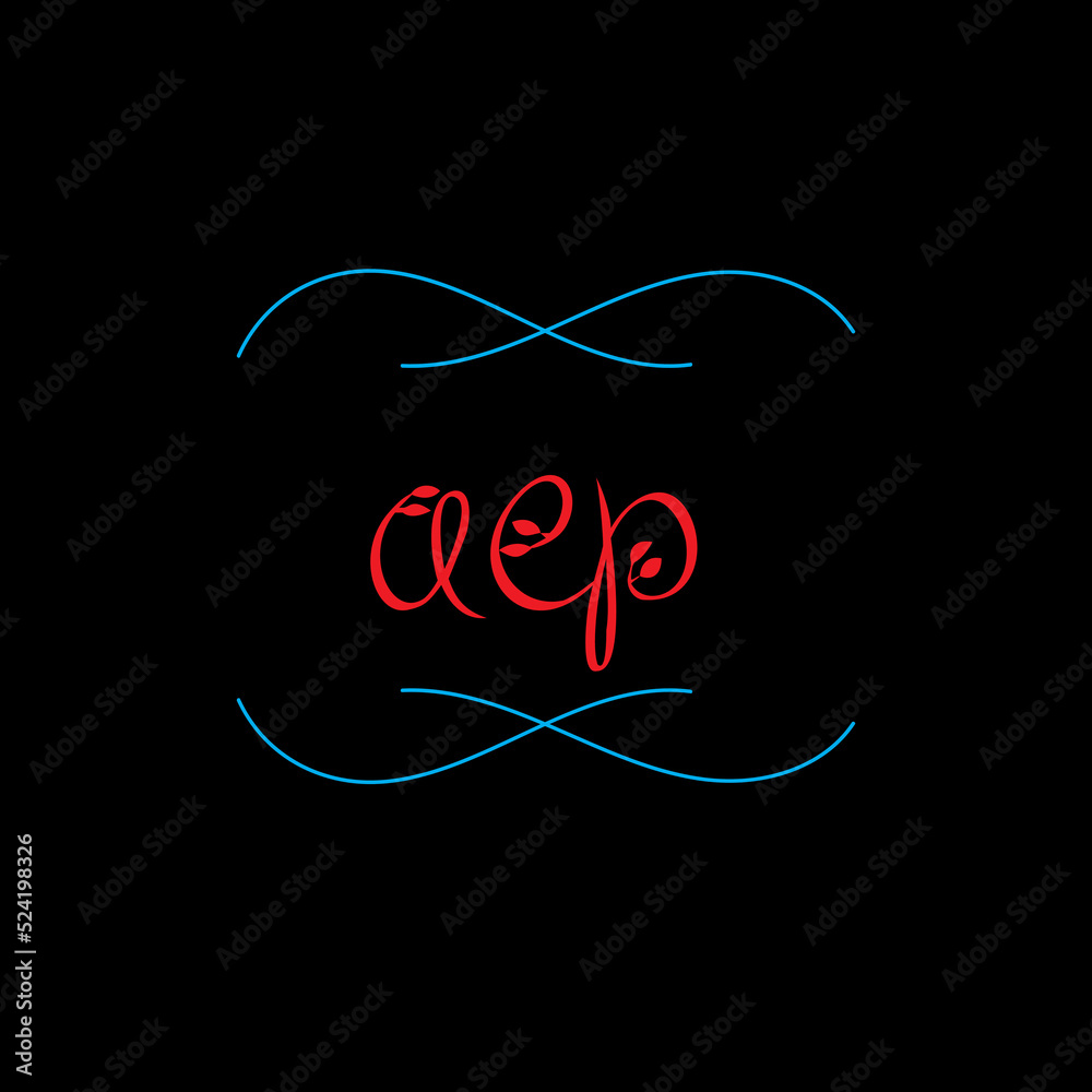 AEP logo,A E P design,AEP letter monogram logo design vector,unique ...