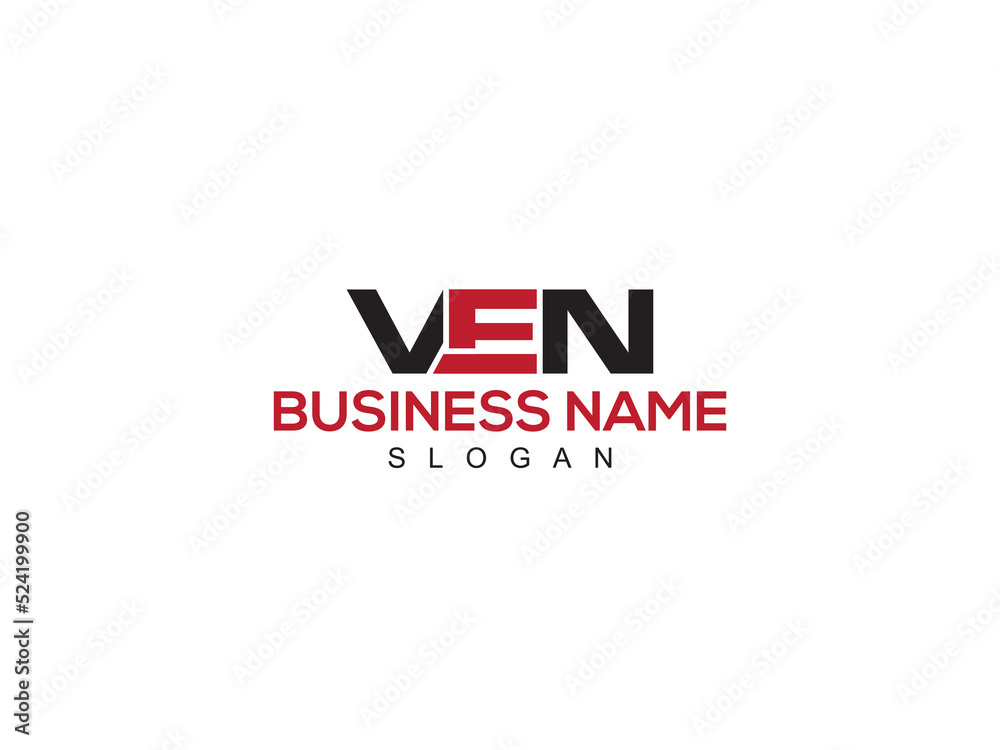 Monogram VEN Logo Letter Vector, Letter VE ven Logo Icon Design For ...