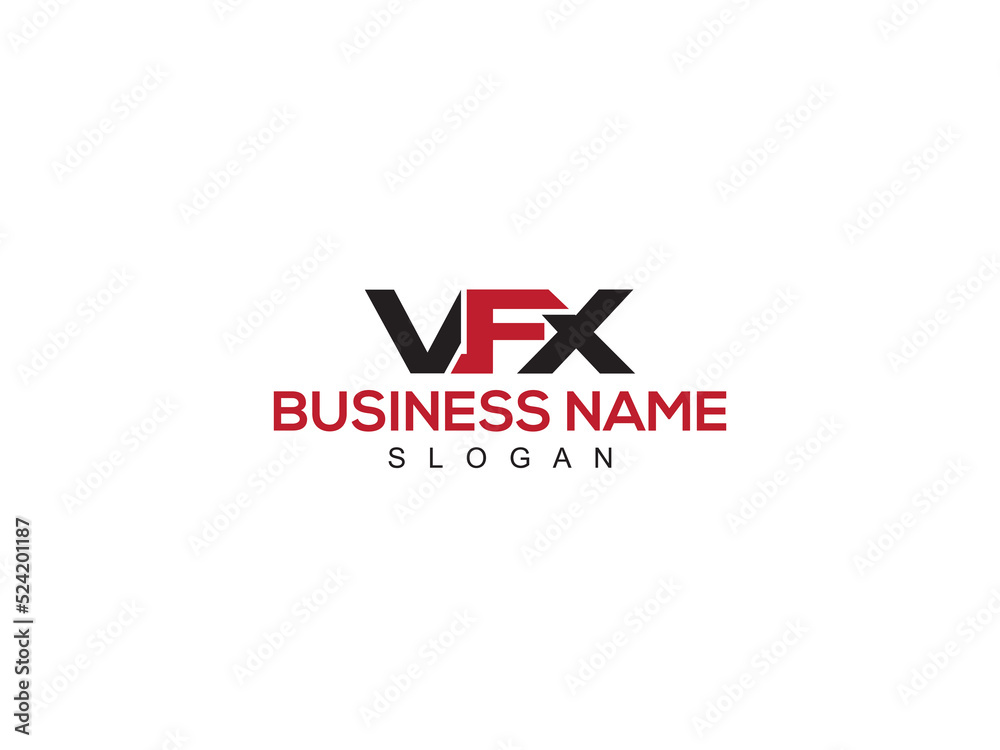 Colorful VFX Logo Stock, Unique VF vfx Letter Logo image Vector ...
