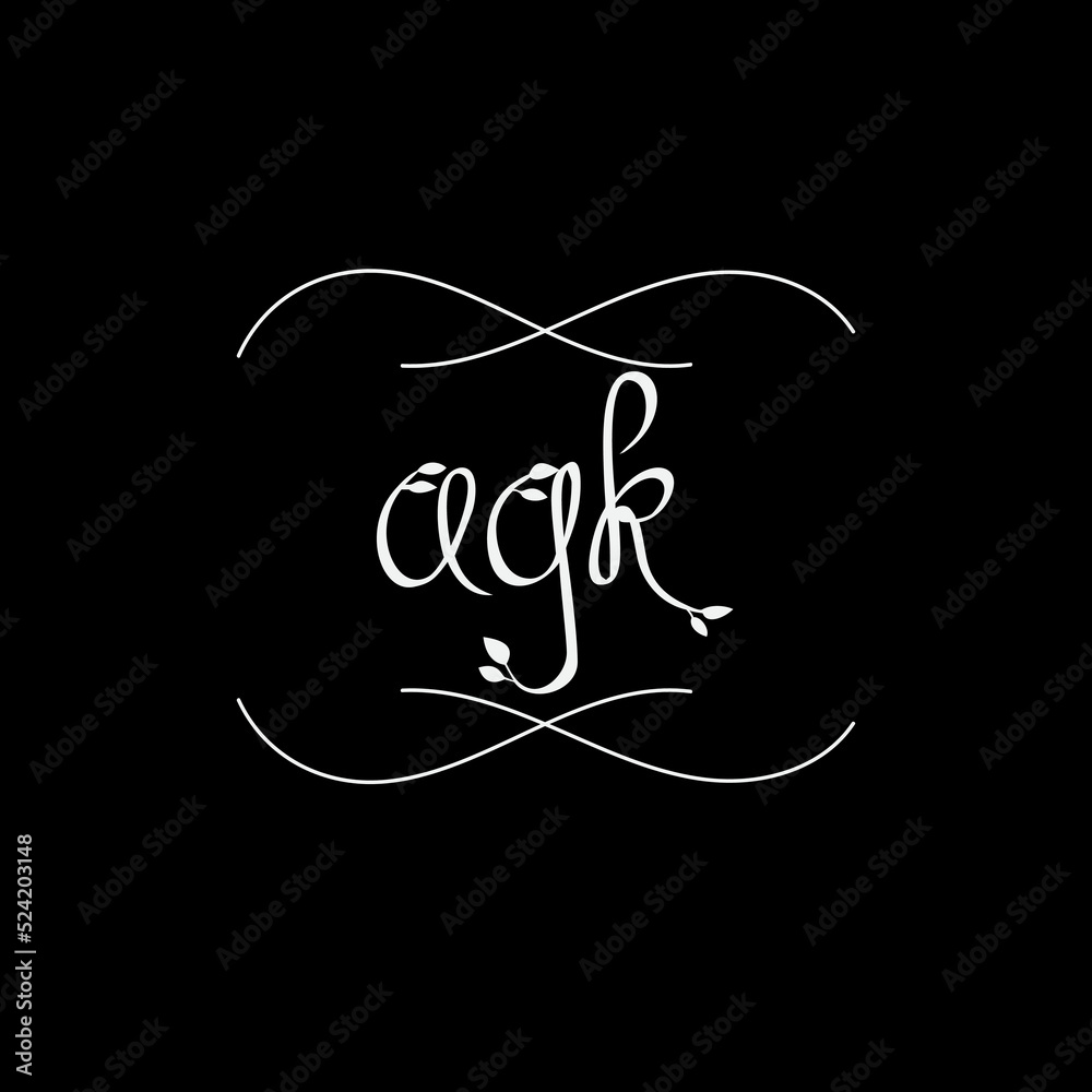 AGK letter logo,AGK letter design,letter AGK logo design,letter AGK ...